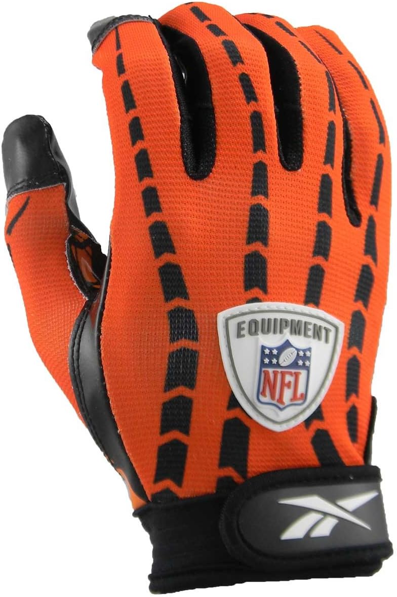 Amazon.com : Reebok NFL Equipment Monster Receiver's Glove (Orange ...