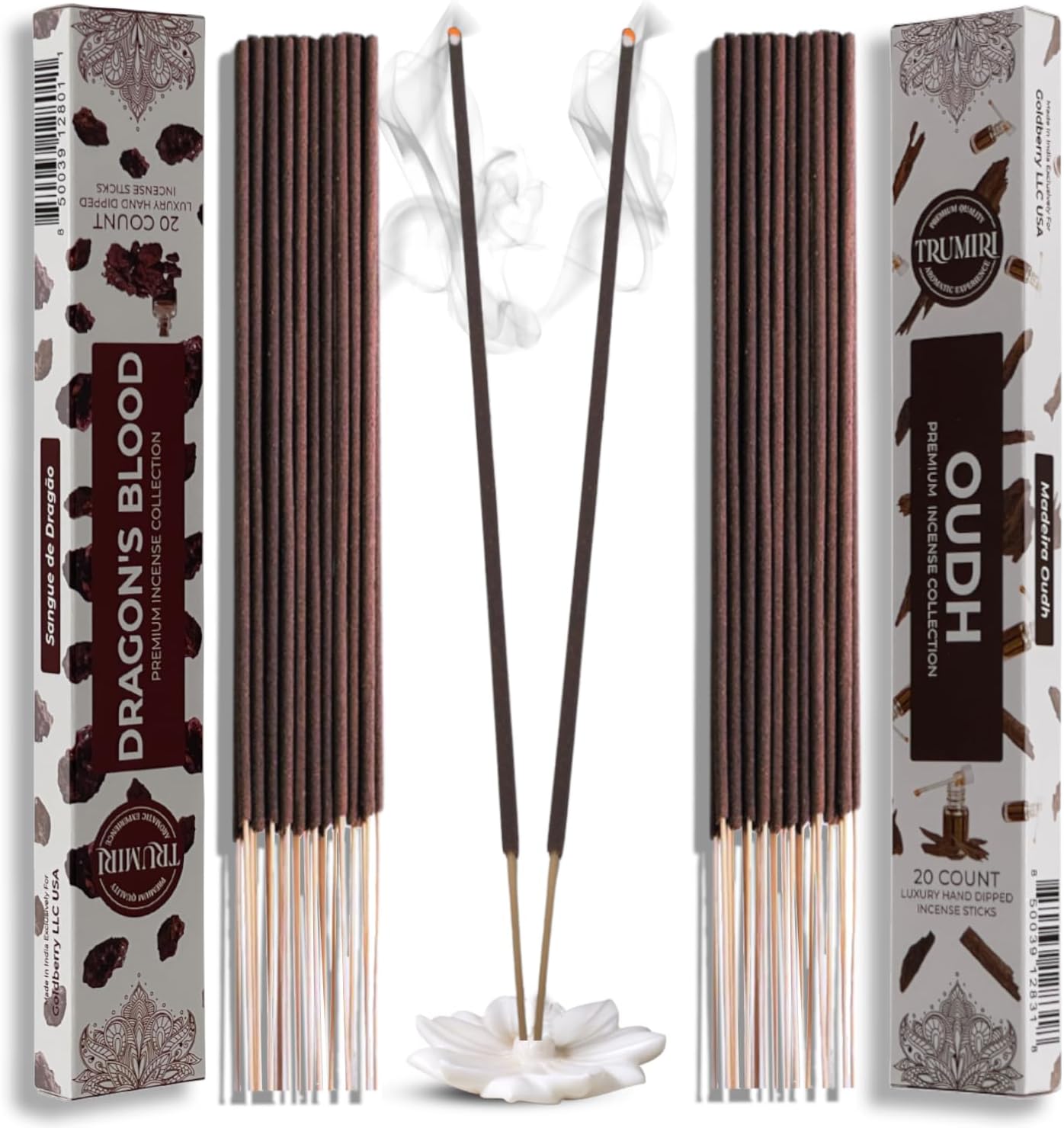 Amazon.com: Trumiri Incense Sticks - Combo Pack of 40 Insence-Sticks ...