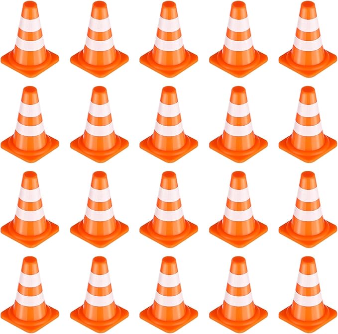 Amazon.com: 50PCS Mini Traffic Cones, Mini Construction Cones, Mini ...