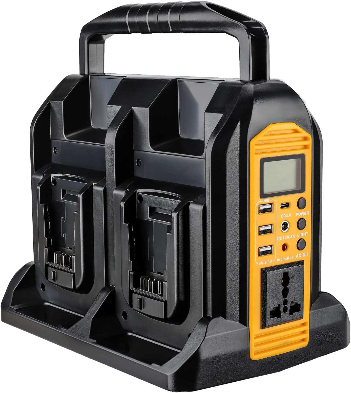 Amazon.com: 350W Portable Power Supply Inverter Compatible with Dewalt ...