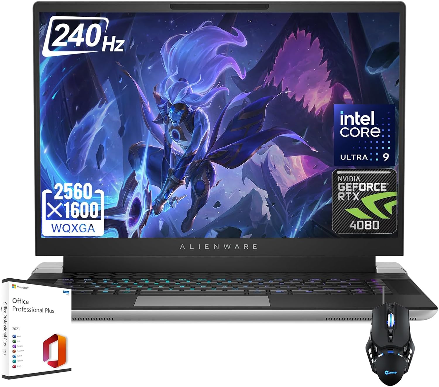 Amazon.com: Dell Alienware x16 R2 Gaming Laptop, 16" QHD+ 240Hz, Intel ...