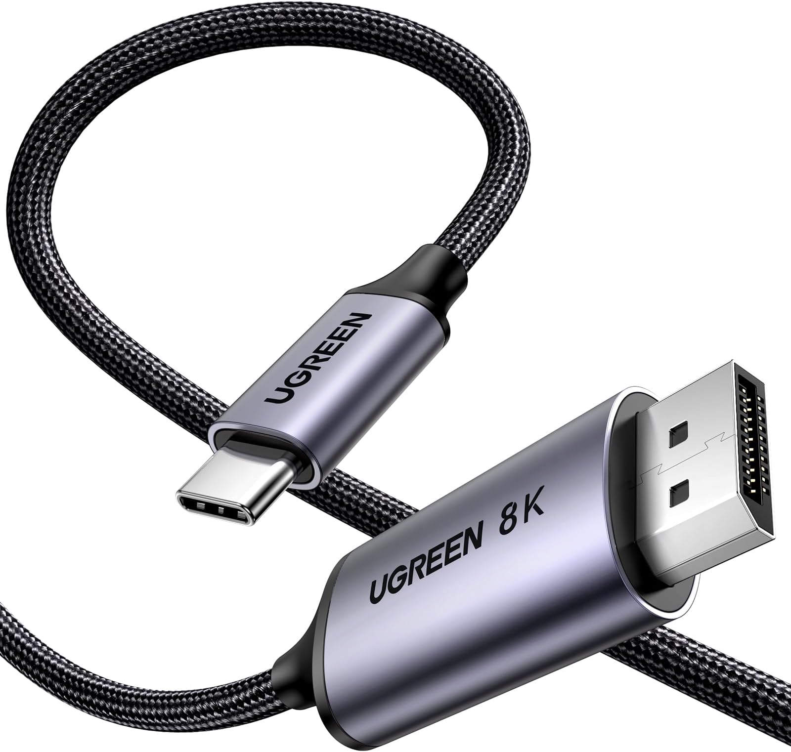 UGREEN 8K@60Hz Bidirectional USB C to DisplayPort 1.4 Cable 2M 4K 240Hz ...