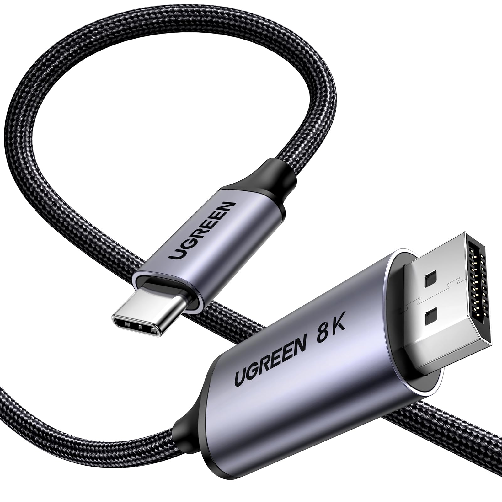 UGREEN 8K@60Hz Bidirectional USB C to DisplayPort 1.4 Cable 2M 4K 240Hz ...