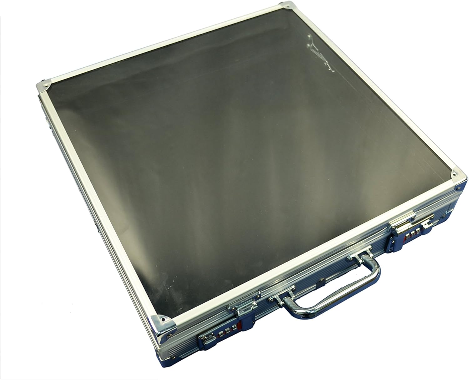 Amazon.com: Regal Pak ® Silver Color Aluminum Glass-Top Case W/Side ...