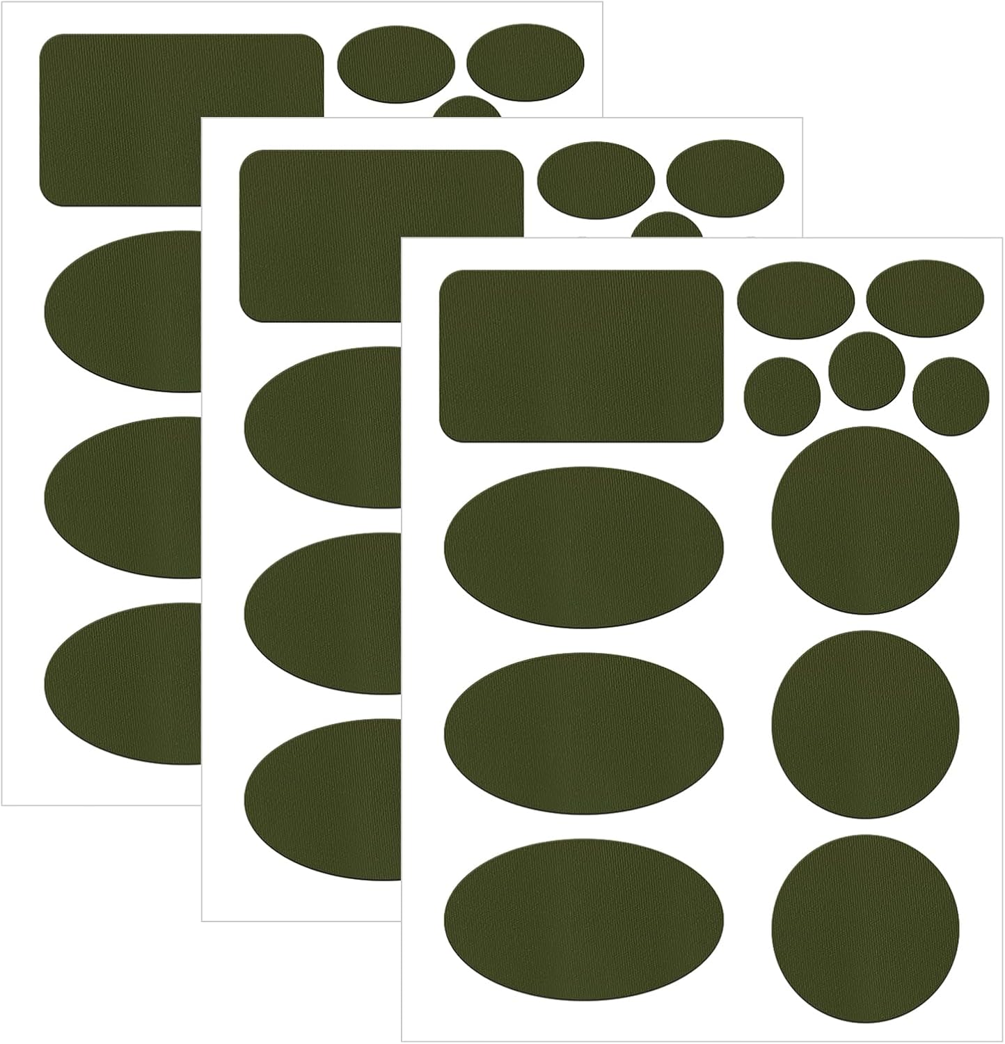 Amazon.com: 36Pcs Down Jacket Patches Nylon Repair Tape Self-Adhesive ...