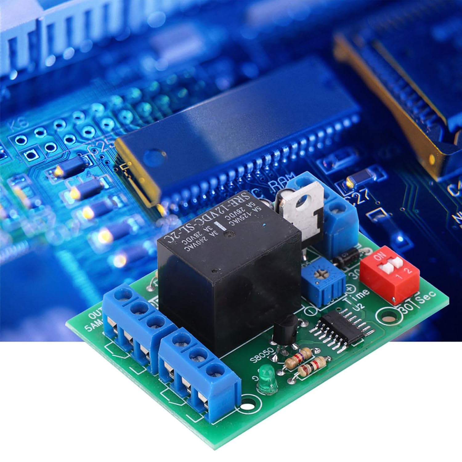 Time Delay Relay, Delay Off Relay Module 10 16V 12V DC Time Relay ...