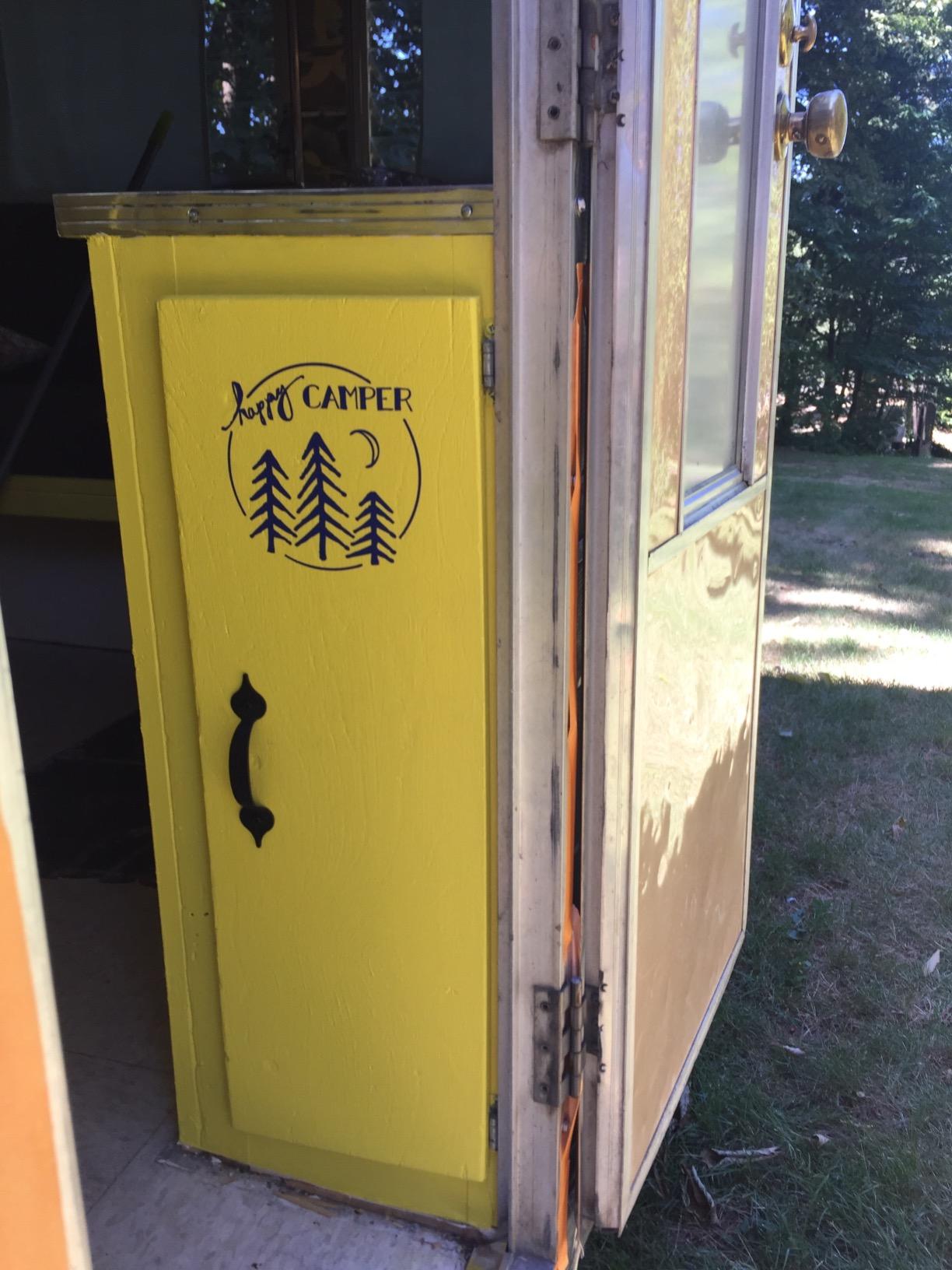 Amazon.com: TDT Printing & Custom Decals The Happy Camper Vinyl Decal ...