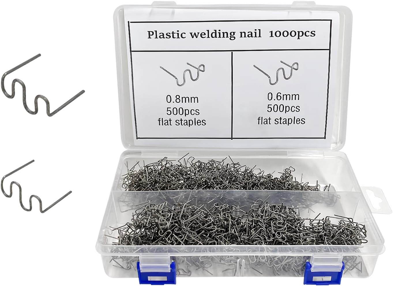 Amazon.com: Gasedin 1000 PCS Hot Staples Bumper Welding Rods, 0.6mm 0 ...