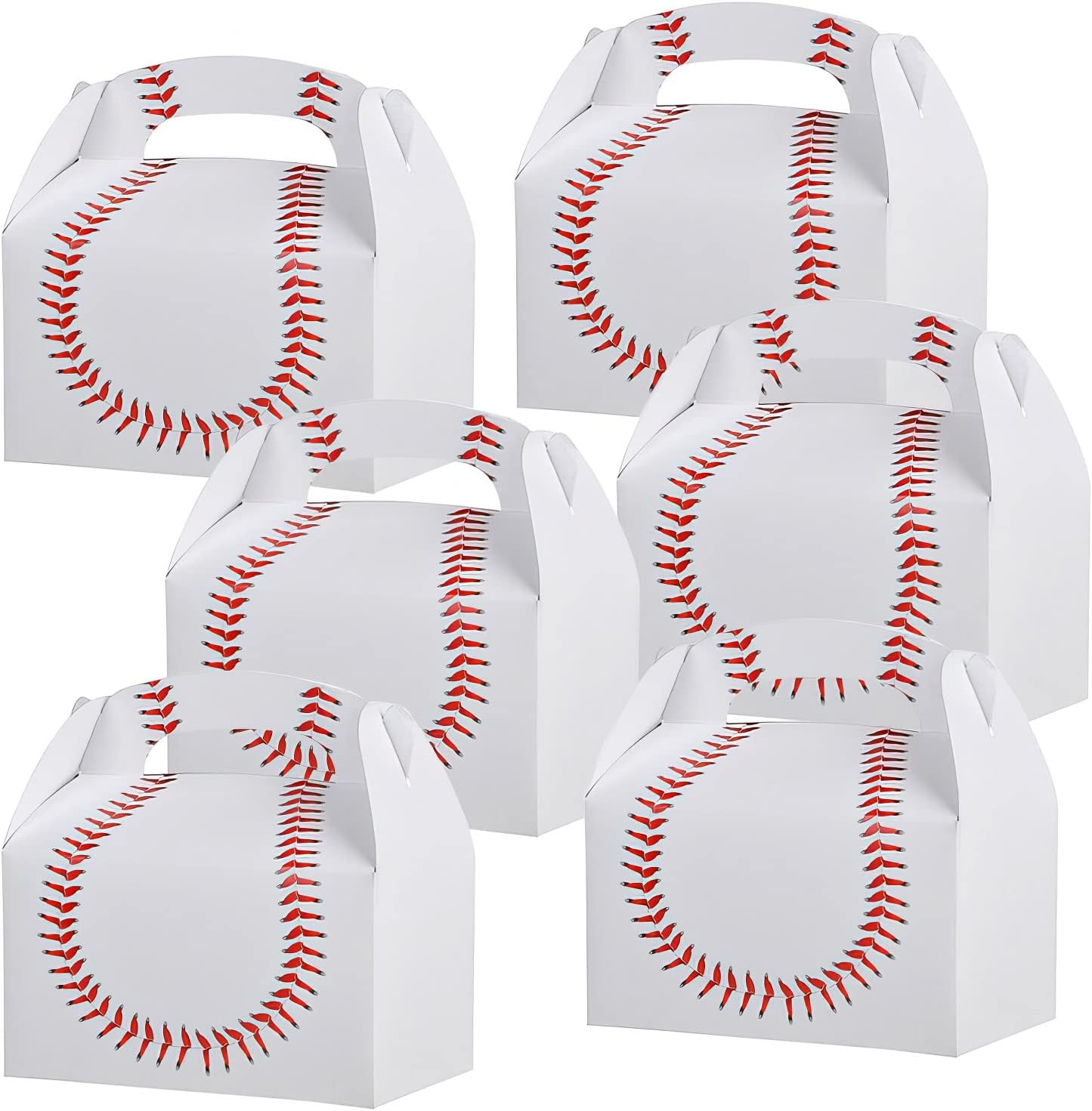 Amazon.com: ArtCreativity Baseball Treat Boxes, Goodie Bags for Candy ...