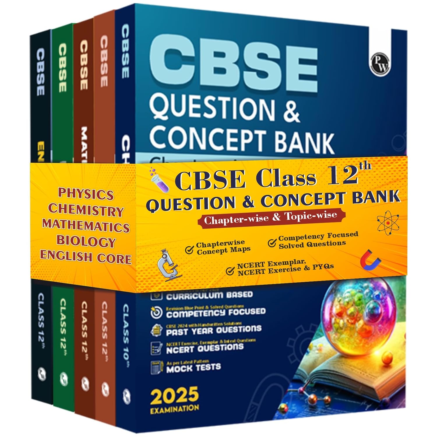 PW CBSE Question and Concept Bank (QCB) Class 12 Mathematics, Physics ...