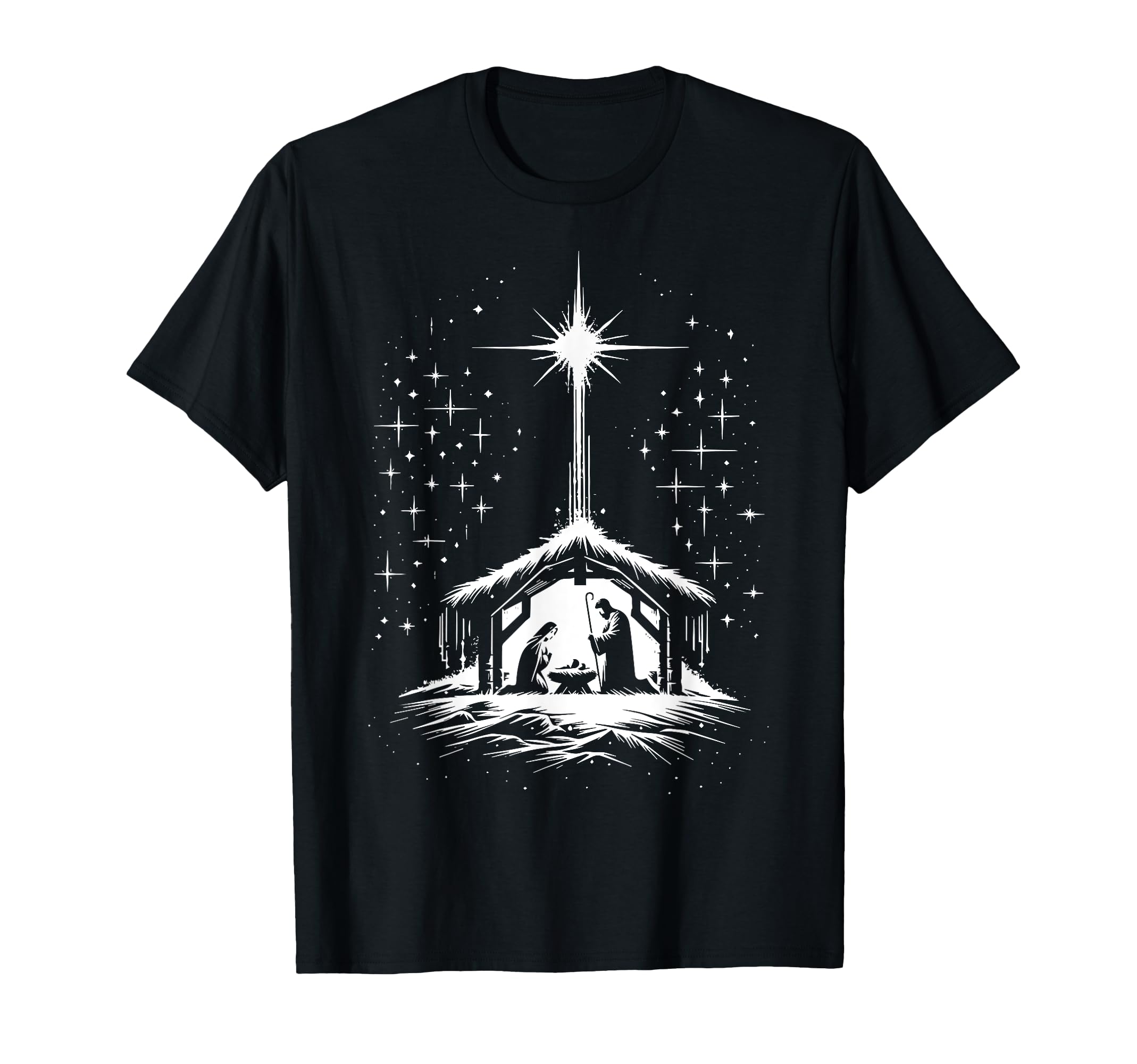 Amazon.com: Christmas Nativity Beautiful Scene Star Bethlehem Catholic ...