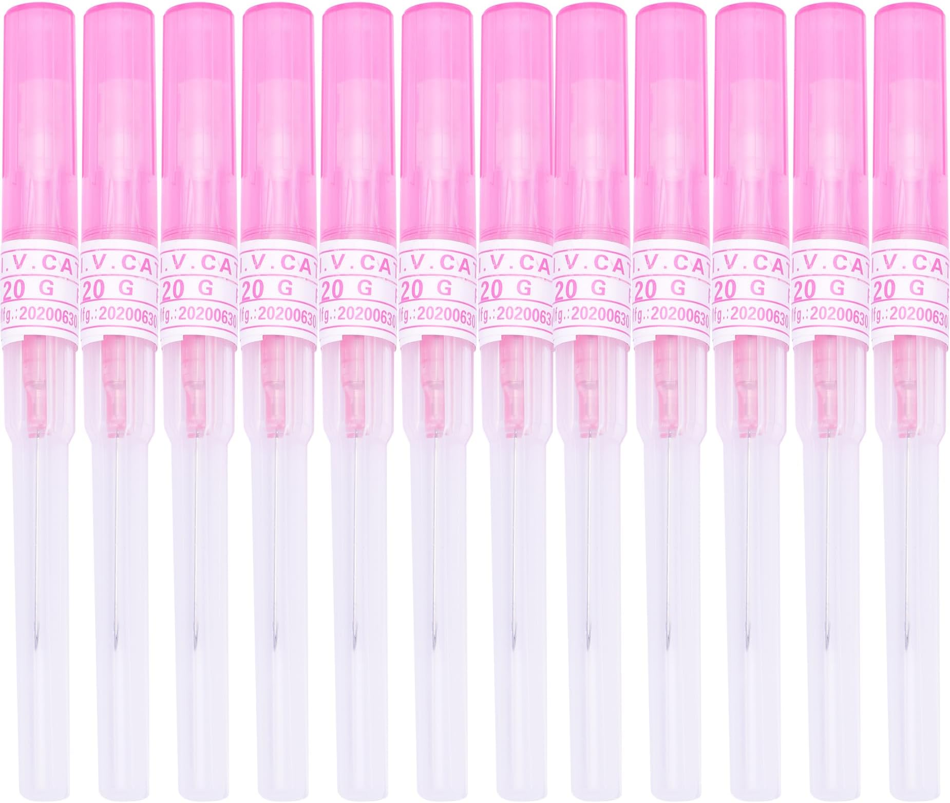 Amazon.com: DJCIW 12PCS 20G Catheter Piercing Needles,Disposable 20 ...