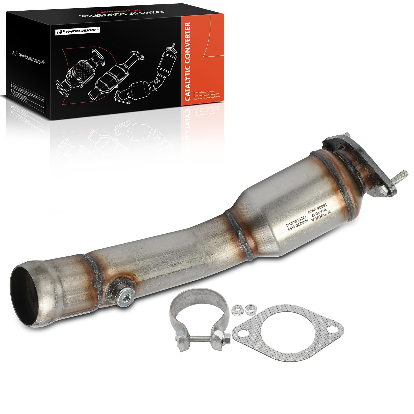 Amazon.com: A-Premium Left Catalytic Converter Kit Direct-Fit ...