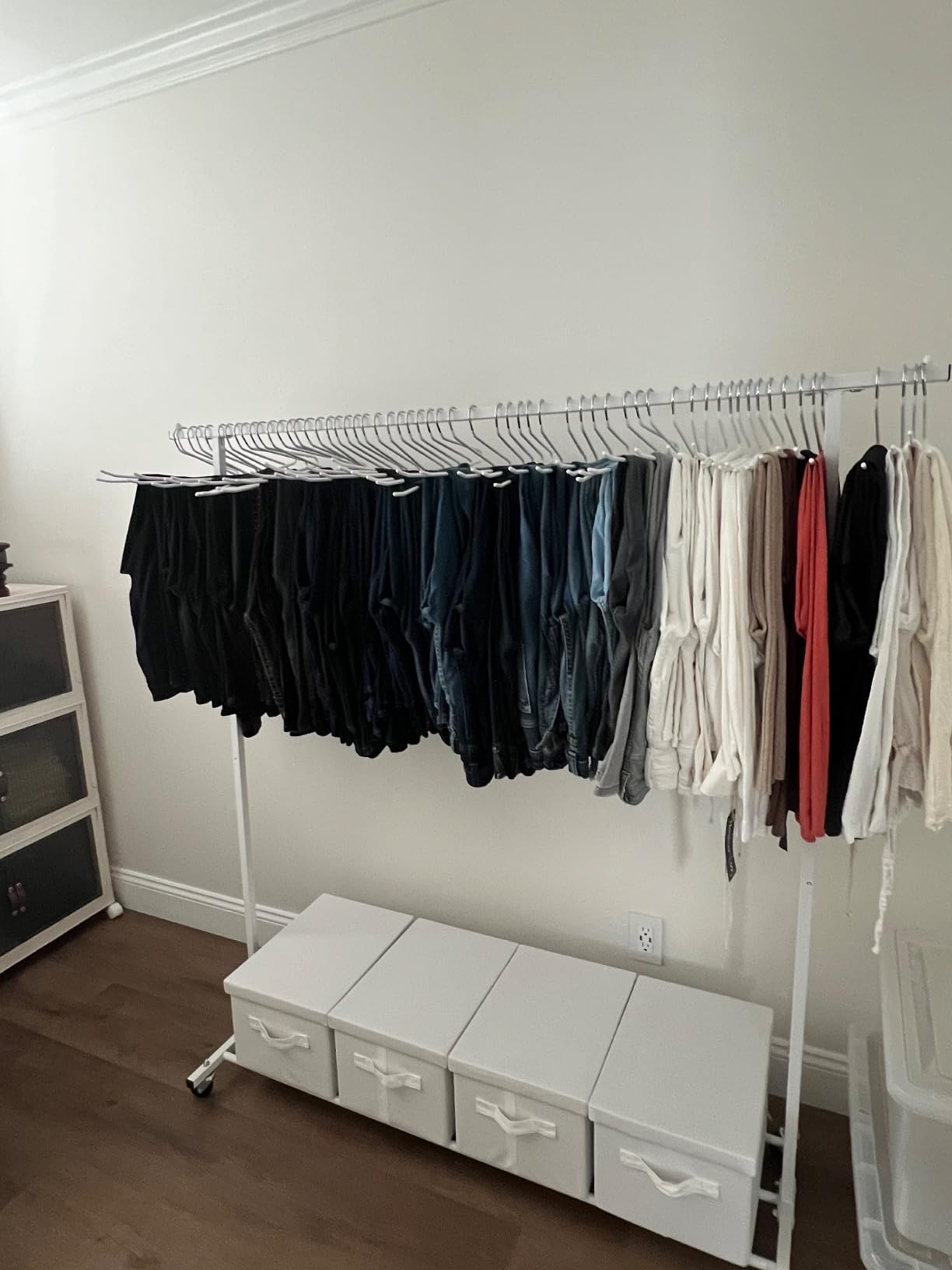 Amazon.com: VERFARM Black Garment Rack, Heavy Duty Clothing Rack on ...