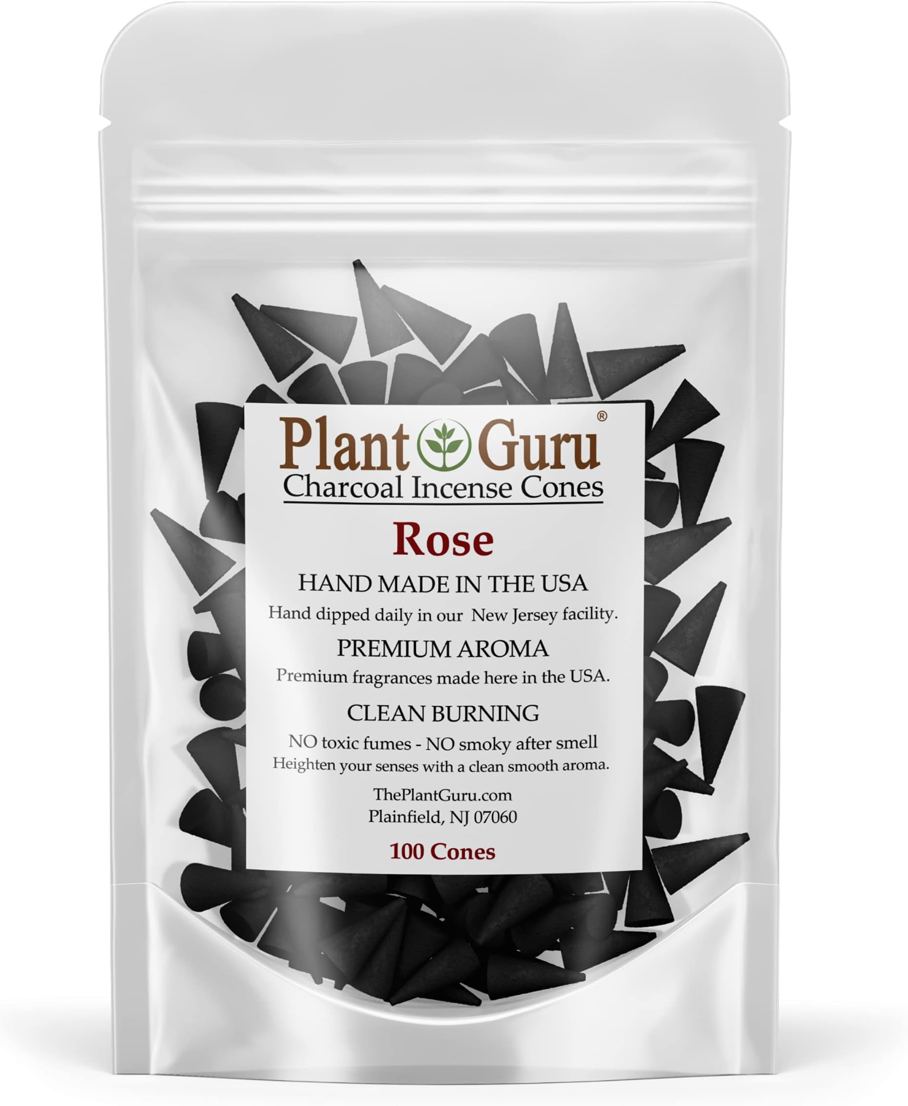 Amazon.com: Hem Red Rose - Case Of 12 Boxes, 10 Cones Each - Incense ...