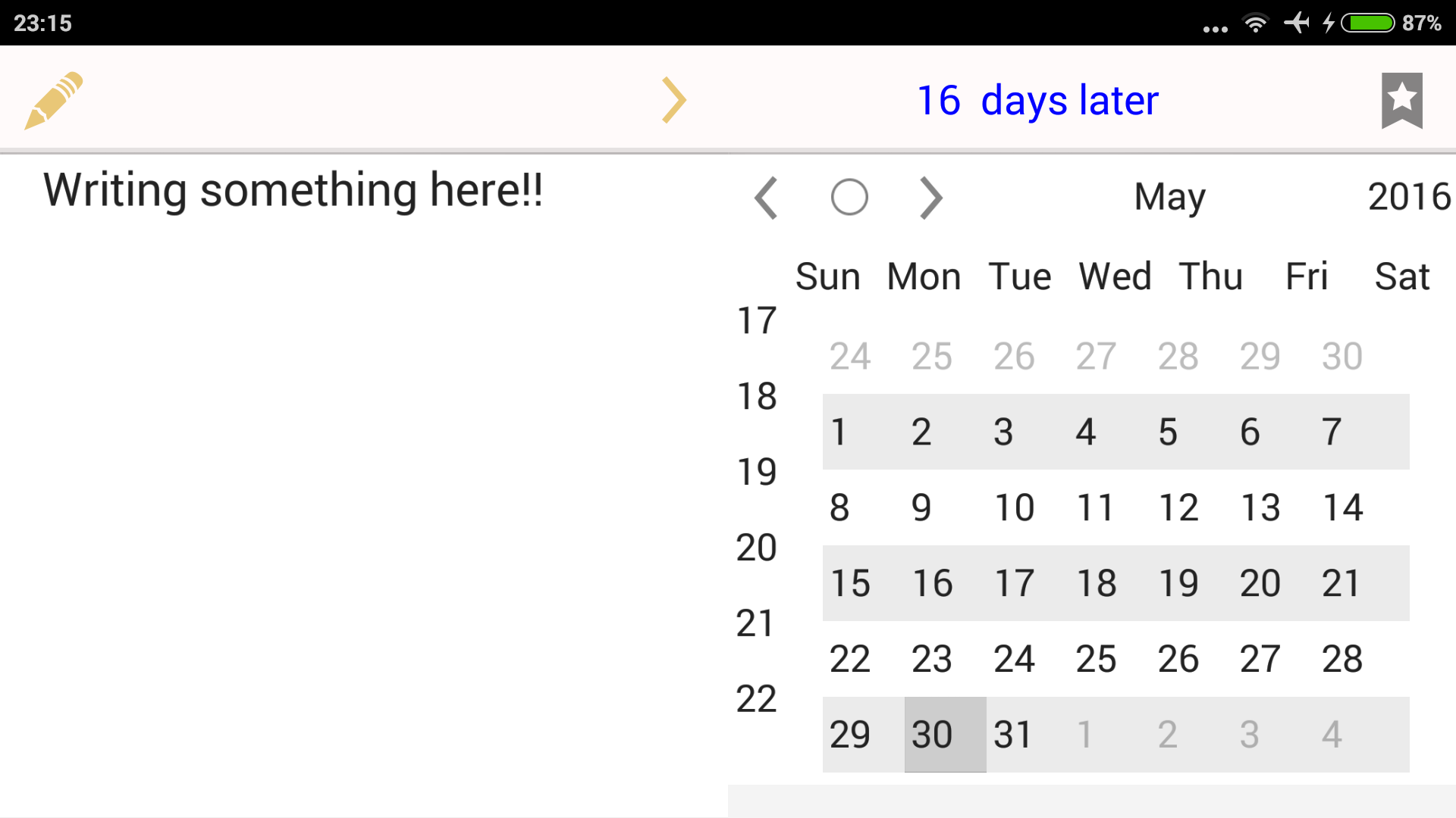 Dual Calendar - Day Counter - App on Amazon Appstore