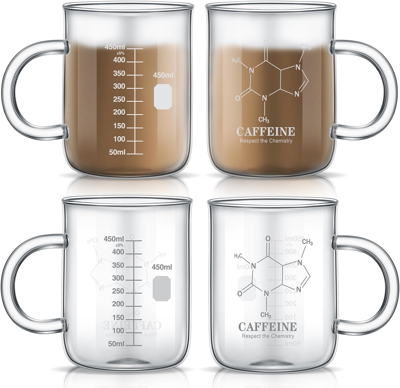 Amazon.com | Periodic Tableware Beaker Pilsner Glasses - Set of 2: Beer ...