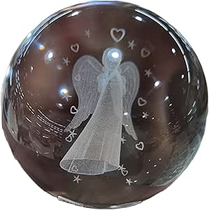 Amazon.com: LABDIP Home Decoration Healed 60mm/80mm Glass Crystal Ball ...