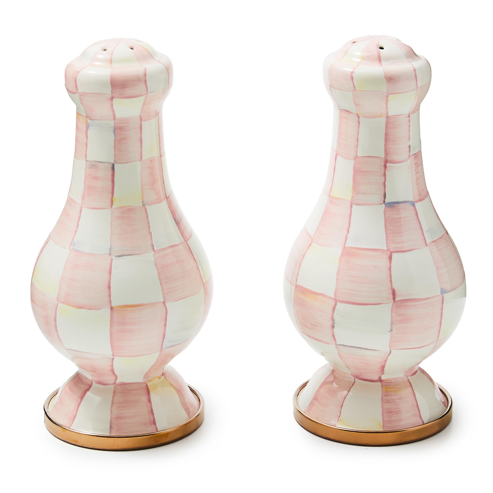 Amazon.com: MACKENZIE-CHILDS Enamel Salt and Pepper Shakers, Kitchen ...