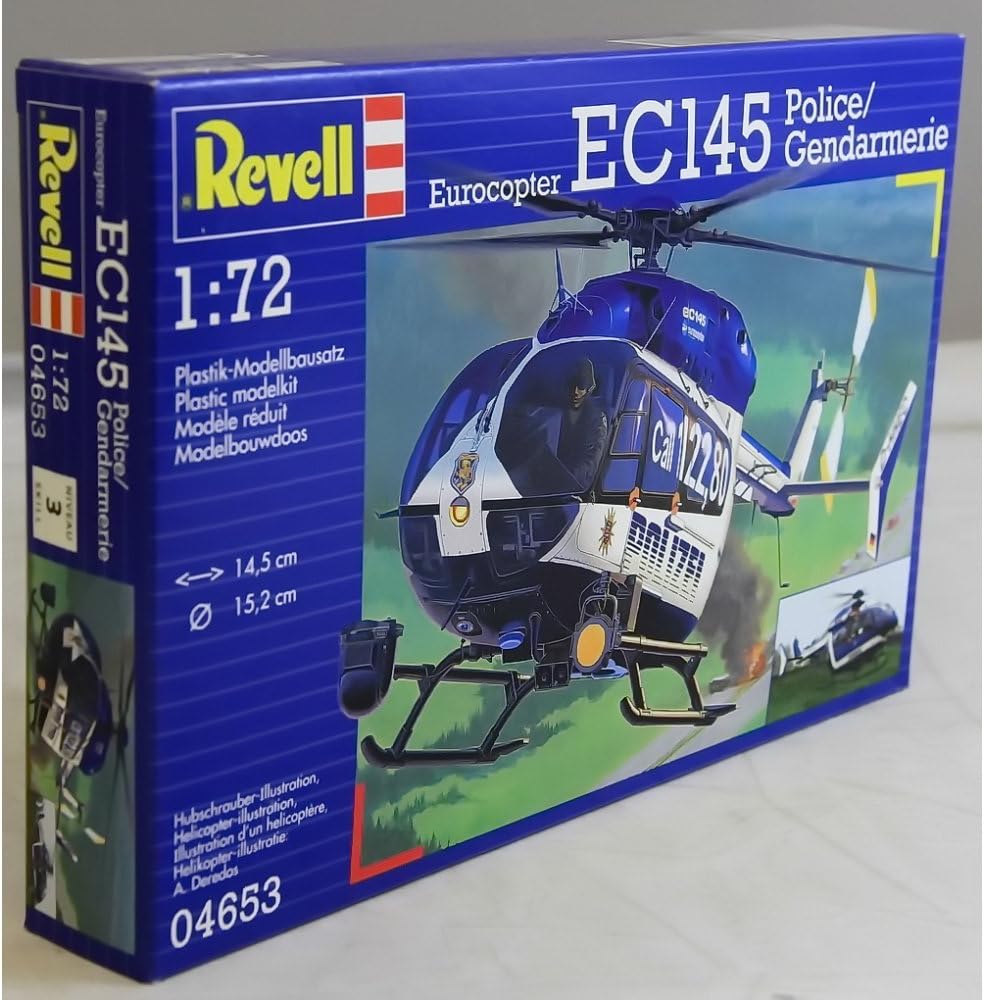 Revell 04653 Eurocopter EC145 Police/Gendarmerie 1:72 Plastic Kit ...