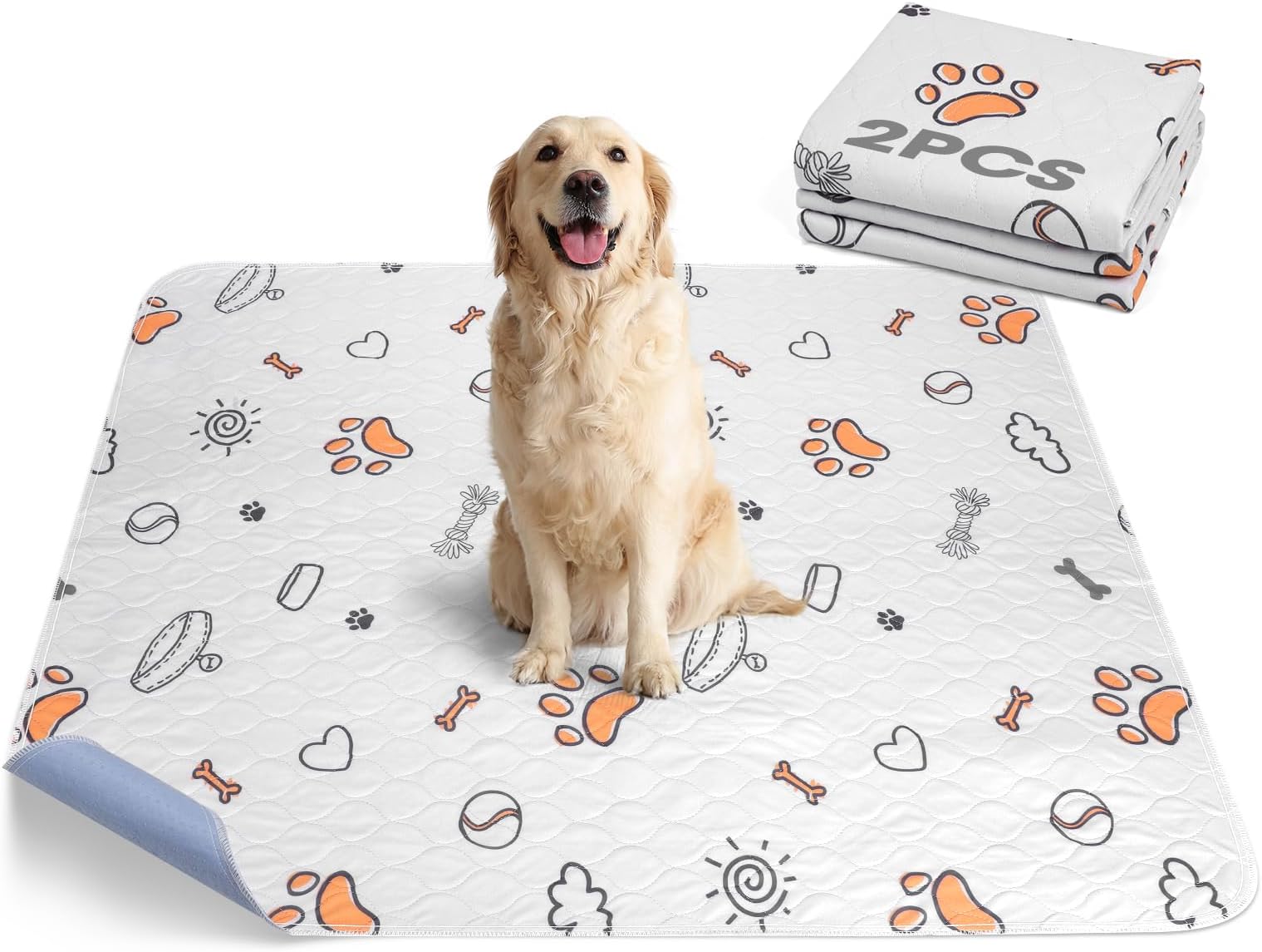 Amazon.com: BoomBooms Pet Shop Washable Dog Pee Pads - Large 48”x36 ...