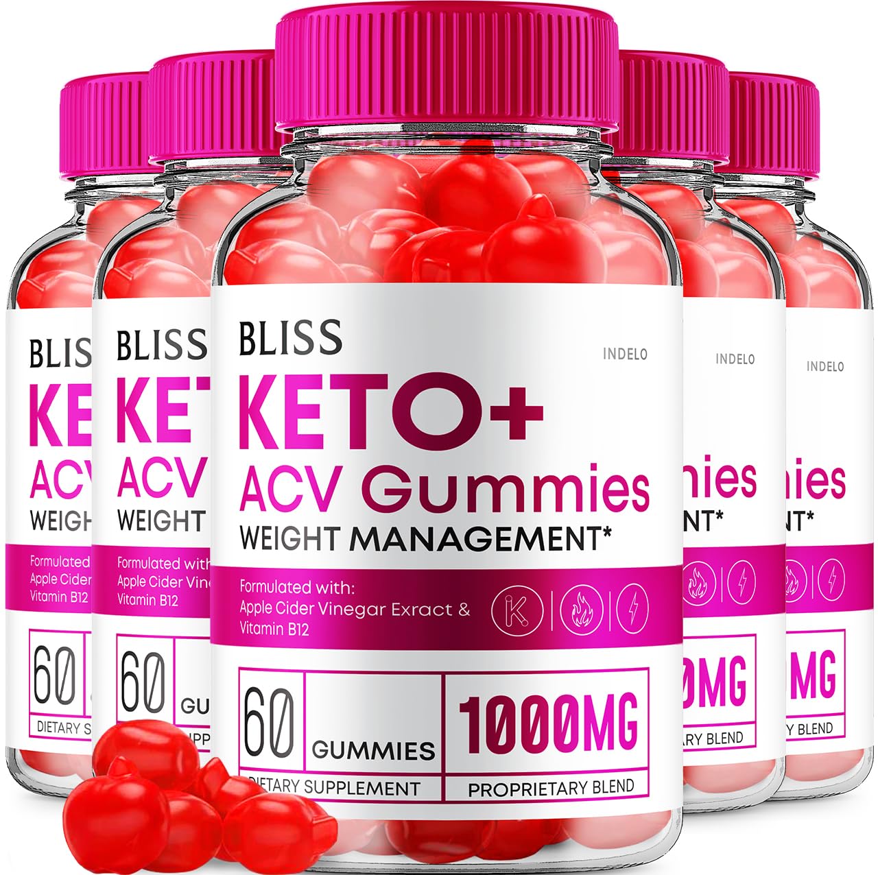 Amazon.com: (5 Pack) Bliss Keto ACV Gummies Advanced Weight Loss, Bliss ...