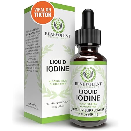 Amazon.com: Liquid Iodine Potassium Drops - 1300 Servings | Large 2oz ...
