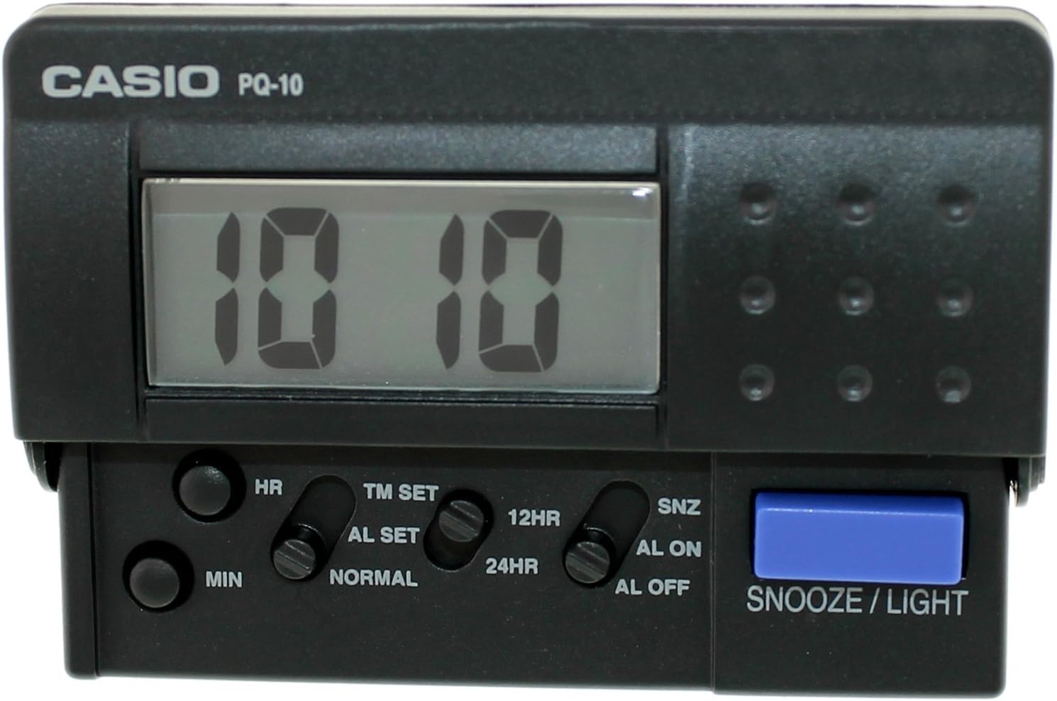 Amazon.com: Casio Tq228-7df Round Travel Table Top Alarm Clock : Home ...