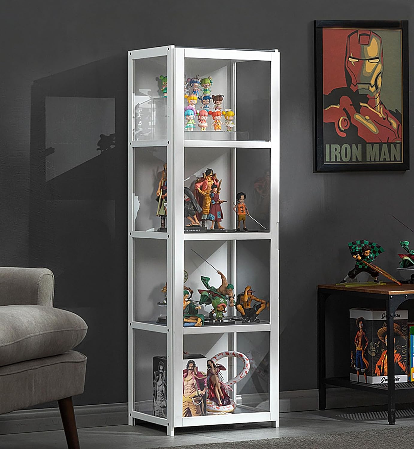 vitrine vitrine pour collection vitrine salon vitrine en verre pour ...