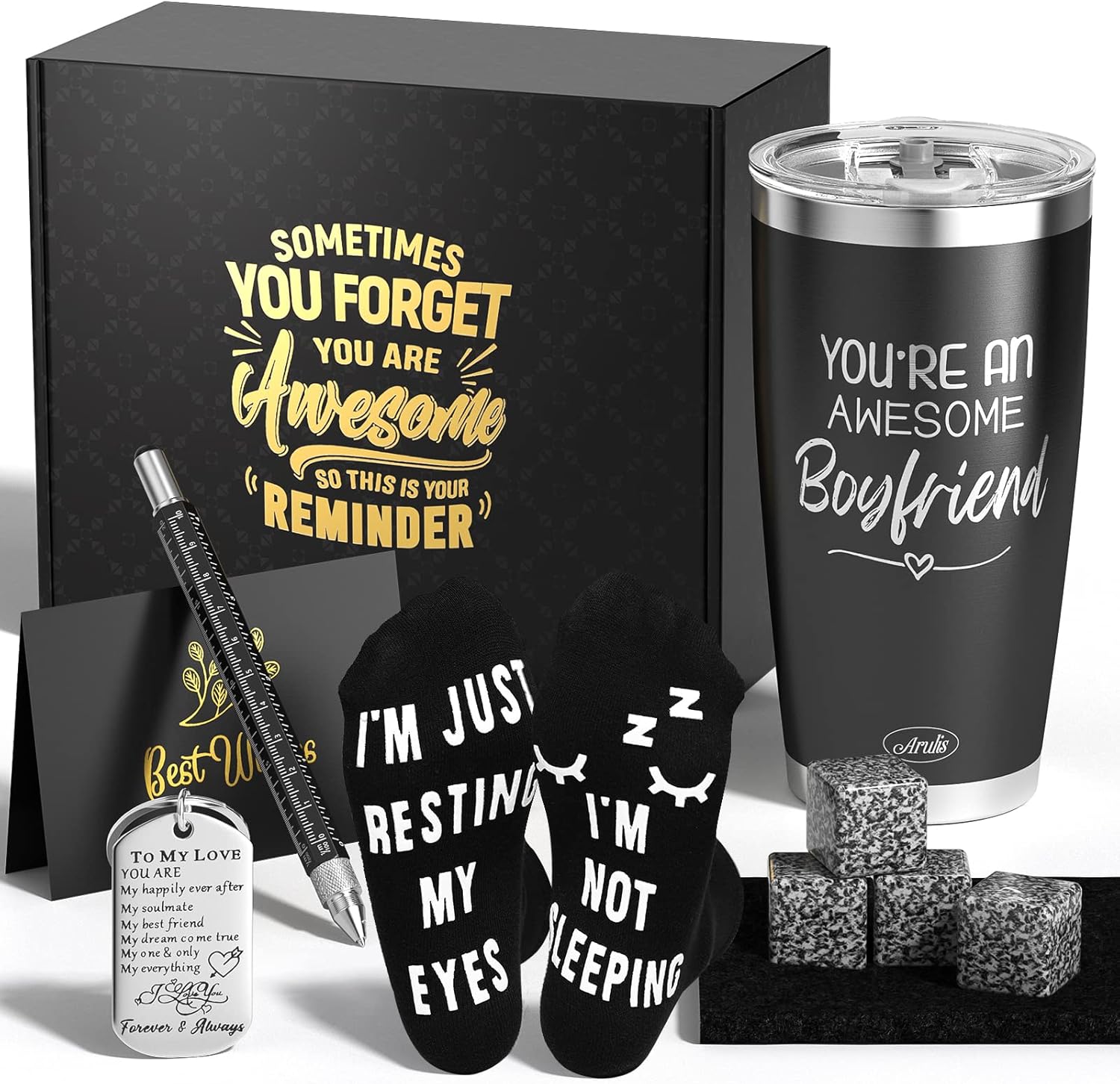 Amazon.com: Arulis Gifts for Boyfriend, Boyfriend Gifts, Boyfriend ...