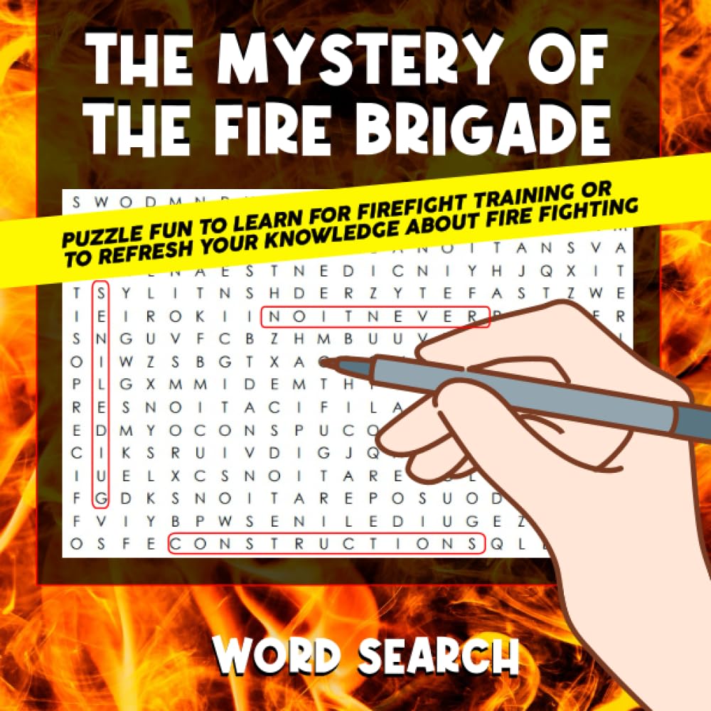 The mystery of the fire brigade: Fire brigade puzzle booklet word ...