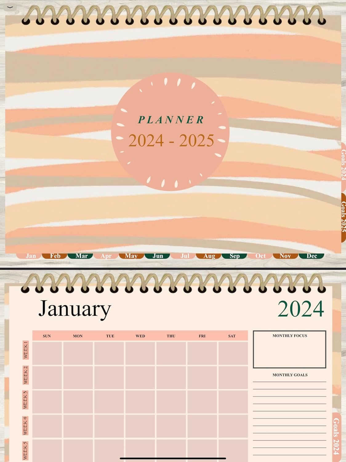 Amazon.com: 2024 - 2025 Interactive Digital Planner for iPad, Monthly ...