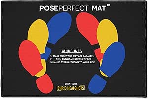 Amazon.com : Pose Perfect Mat, Guidelines for Posture and Stance ...