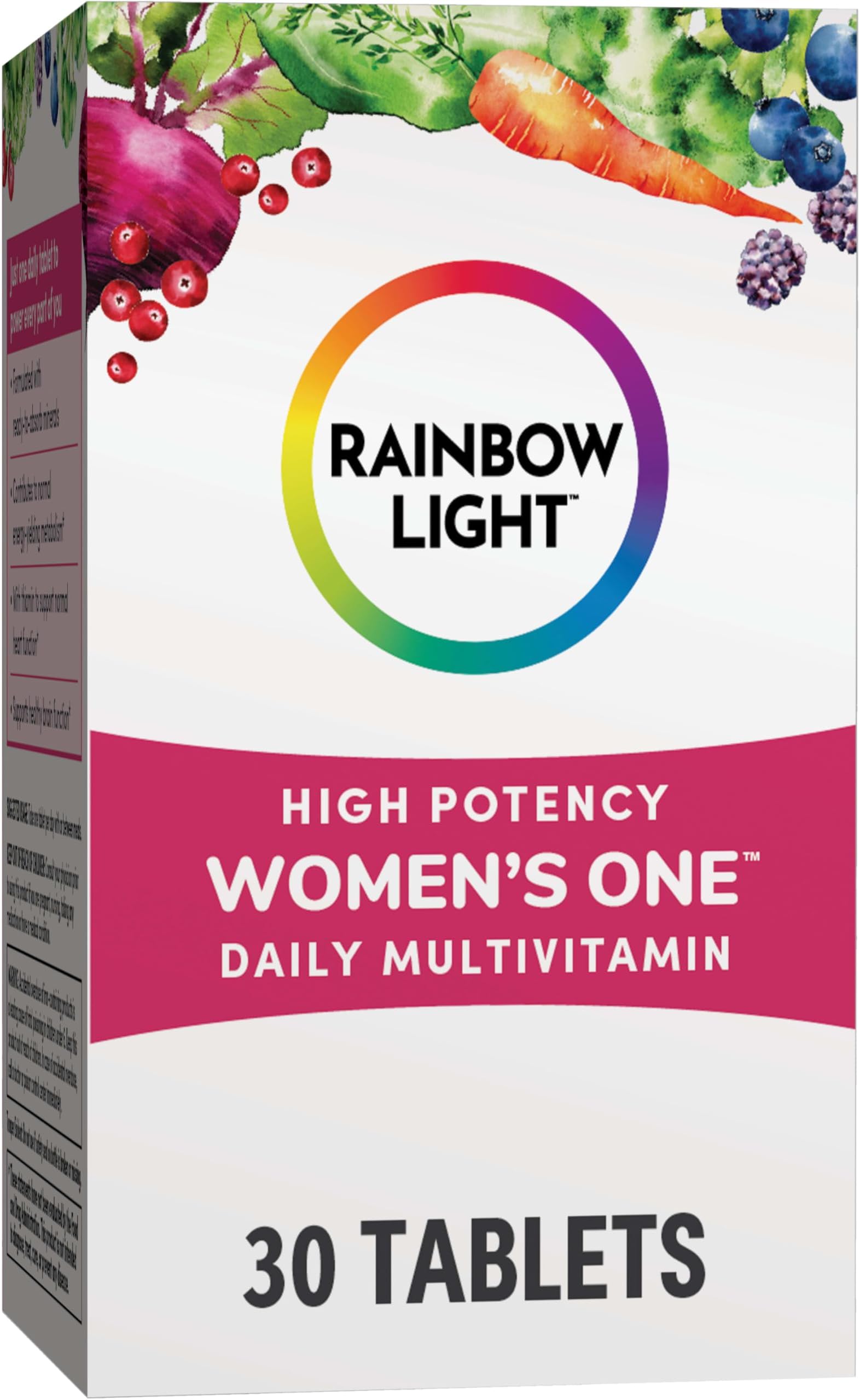 Amazon.com: Rainbow Light Womens One High-Potency Daily Multivitamin ...
