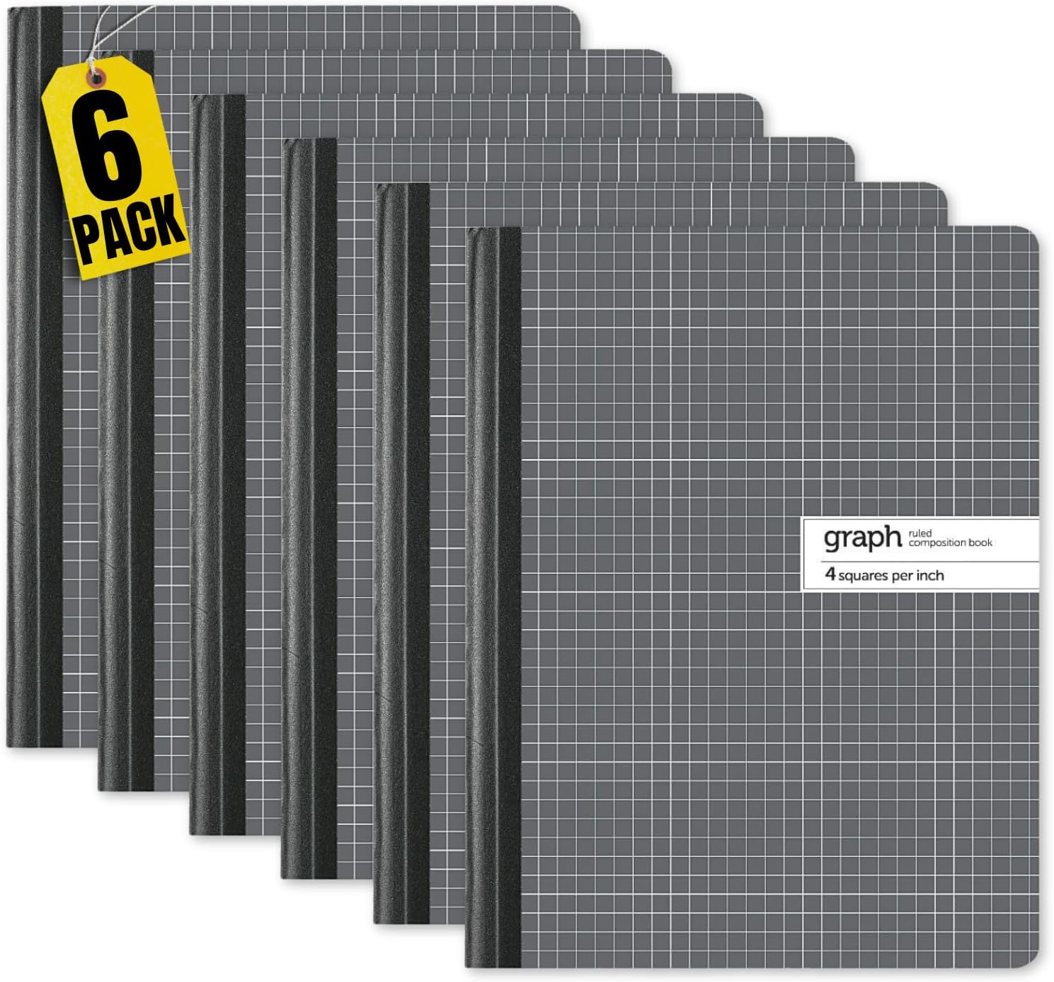 Amazon.com : 1InTheOffice Composition Notebooks, Graph Ruled Paper ...