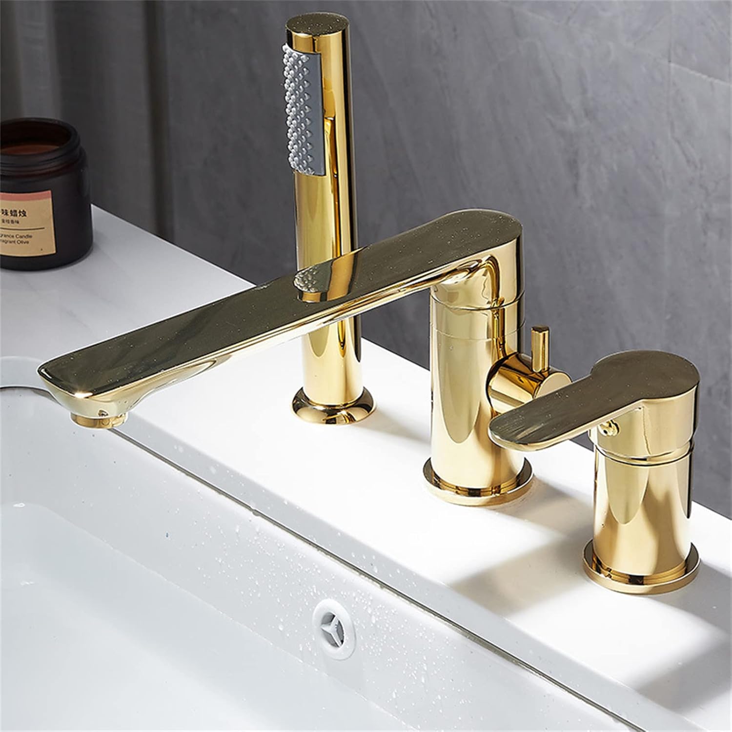JOZZY Faucet/Tap,Waterfall Bathtub Faucet Roman Tub Filler ...