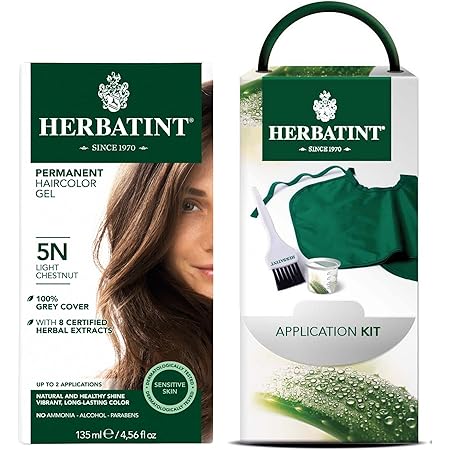 Amazon.com : Herbatint Permanent Herbal Haircolour Gel, Light Chestnut ...