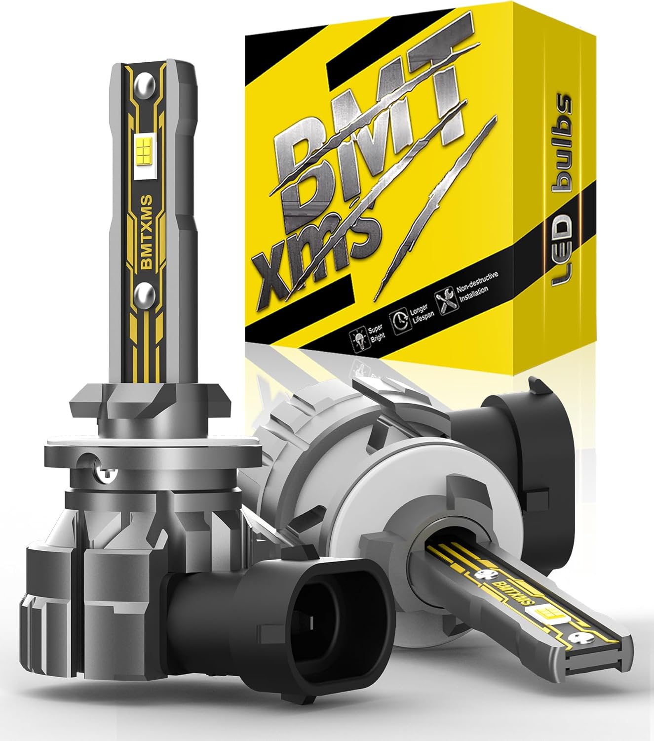 Amazon.com: BMT xms 880 881 Fog Lights - 899 893 885 Bulbs - 16000LM ...