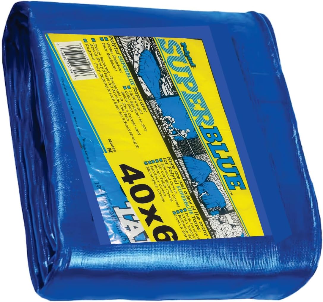 Blue Tarp Multipurpose by All in One - Blue Tarp are Water Resistant ...