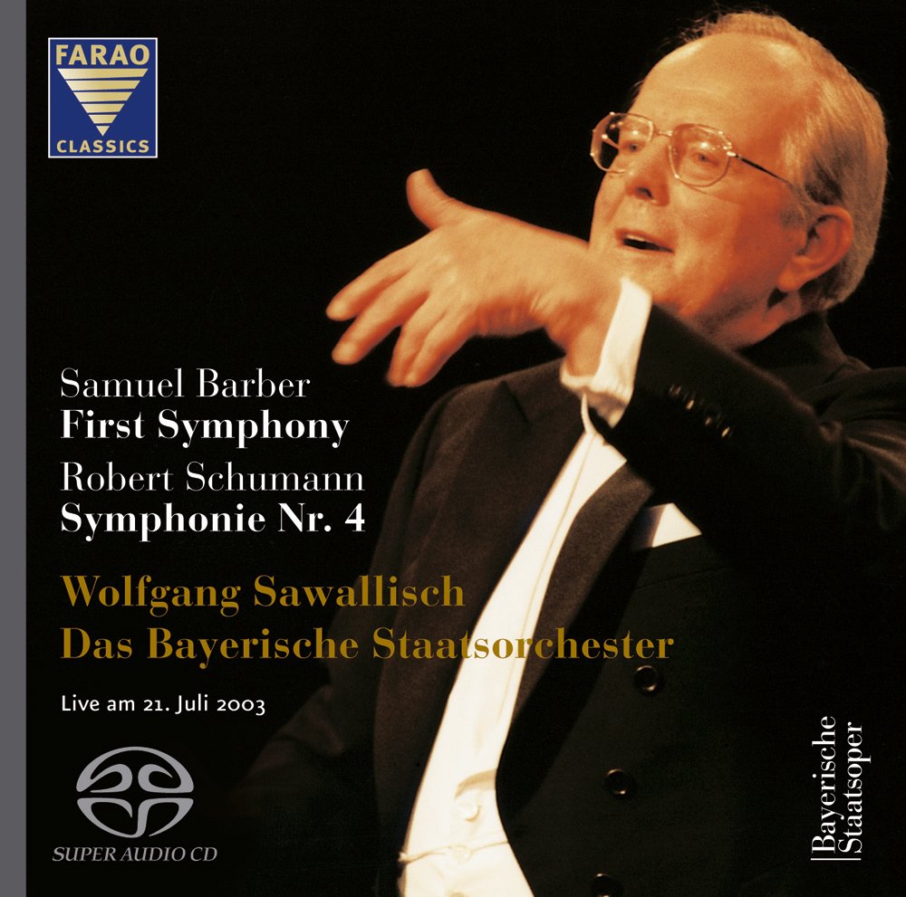 Barber-Schumann 1, Symphonie N°4: Wolfgang Sawallisch, Schumann, Barber ...