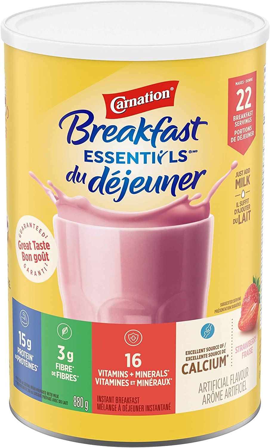 Amazon.com: Carnation Breakfast Essentials Powder Drink Mix Variety ...