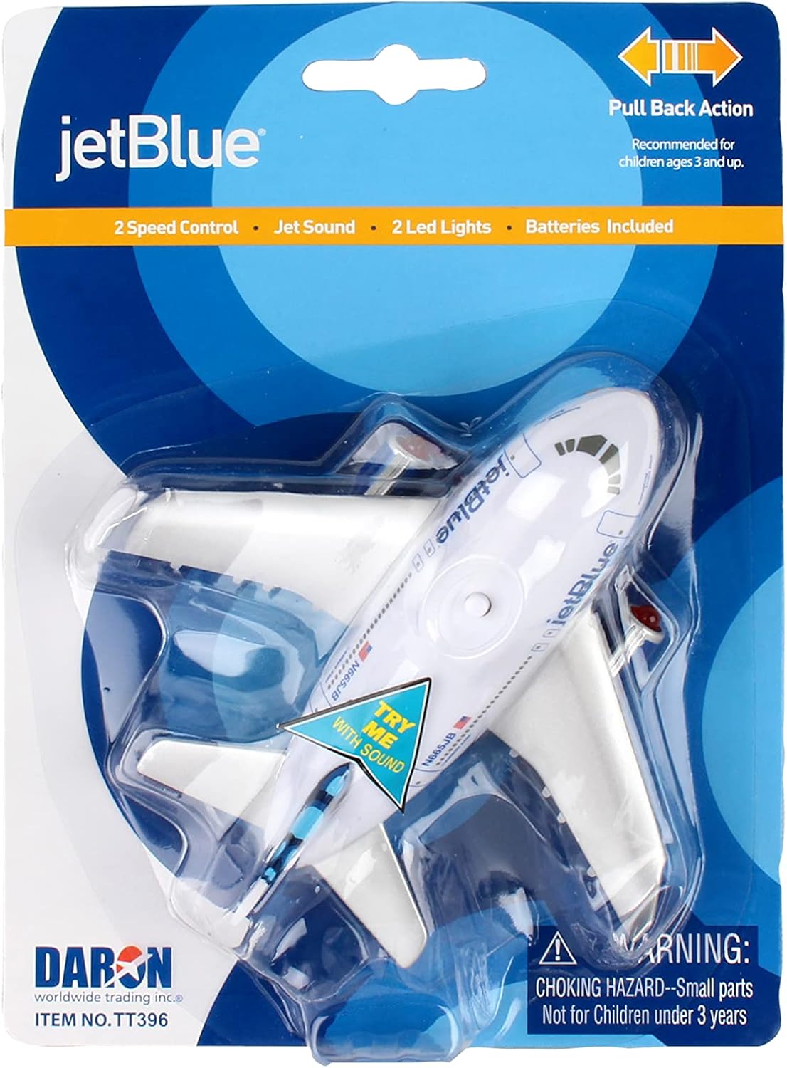 Daron Jetblue Airways – Juguete con luces y sonido – Yaxa Colombia