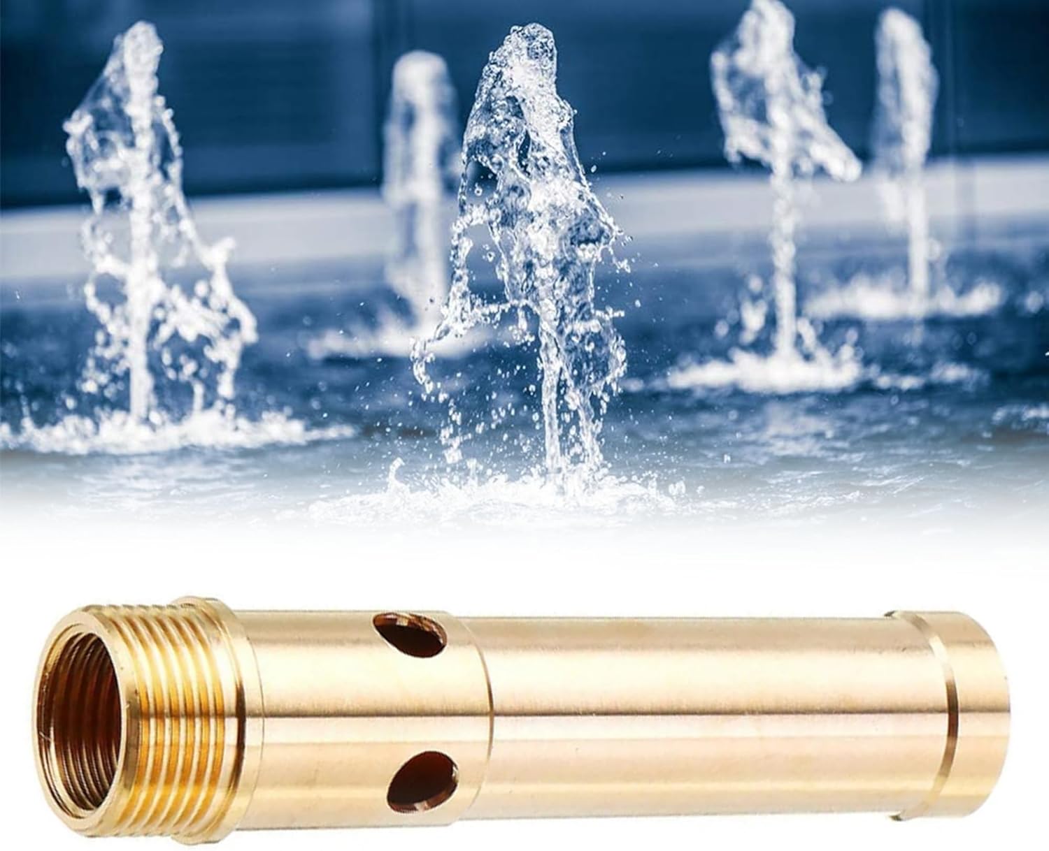 Amazon.com: Brass Bubbling Fountain Nozzle, G1/2 Female Thread G3/4 ...