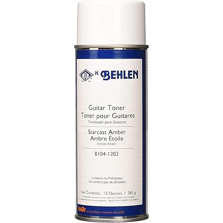 Guitar Toner Lacquer Aerosol Star Amber 13oz. - B104-1202 - Household ...
