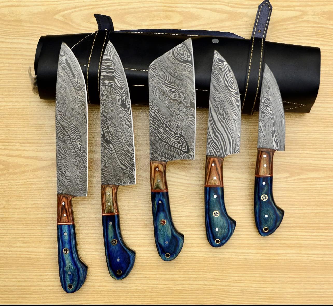 Amazon.com: Vikings Völsung Kitchen Chef Set - 5pcs Complete Handmade ...