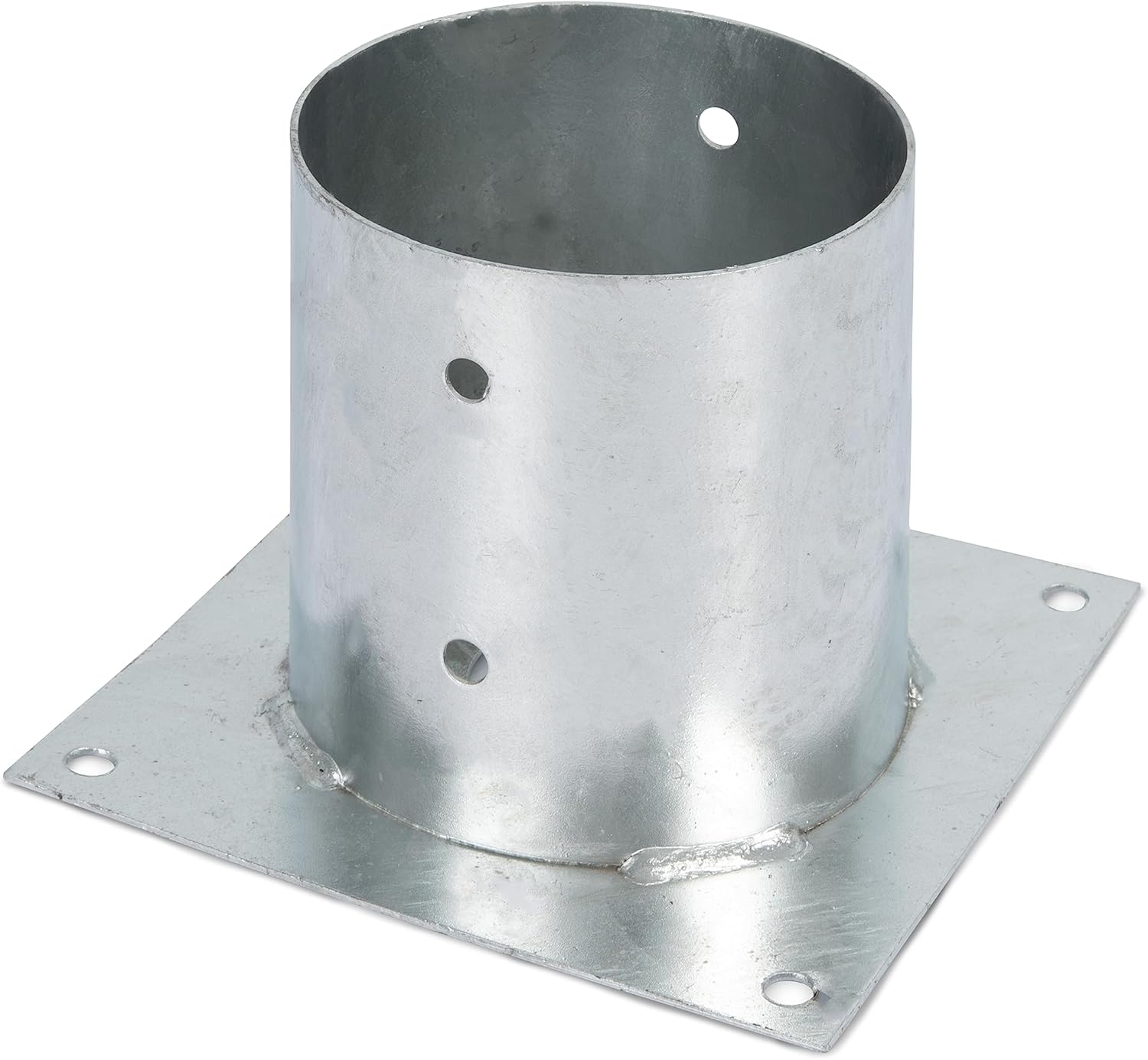 GAH-Alberts Screw-On Sleeve for Circular Wooden Posts Hot-Dip ...