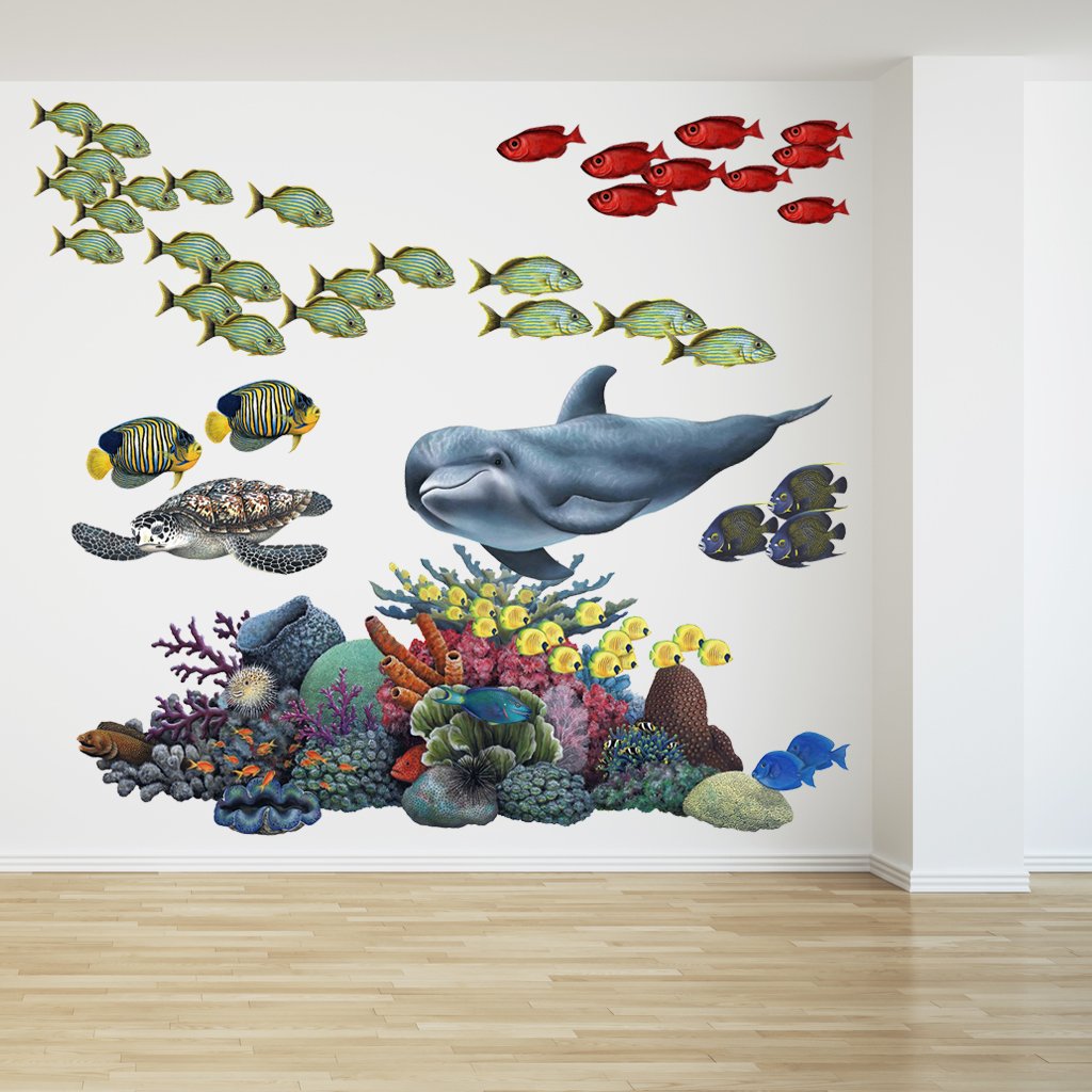 Tropical Fish Wall Decals High Def Photographs Fish Wall Stickers