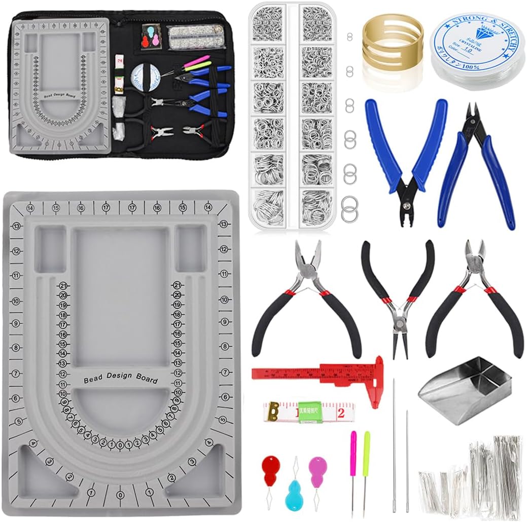 Amazon.com: Bead Buddy Beader’s Mini Travel Kit-Bead Storage Case-5 ...