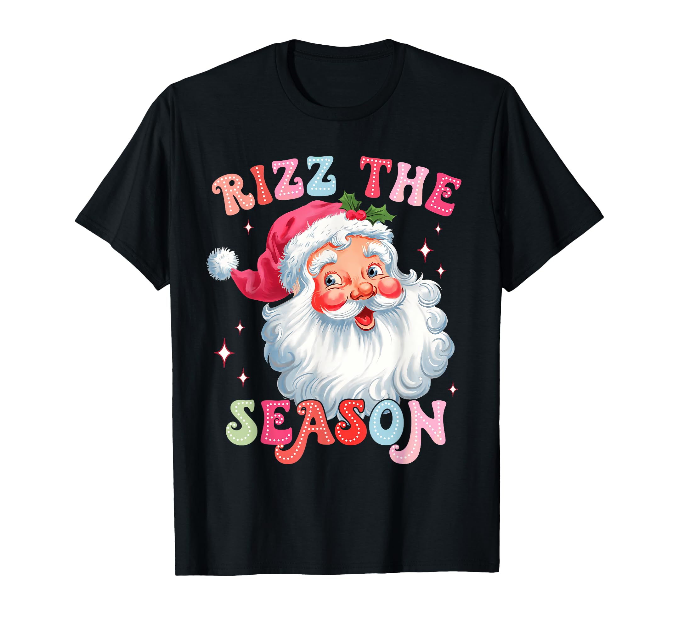 Amazon.com: Rizz the Season Funny Christmas Rizzmas Santa Claus Rizzler ...