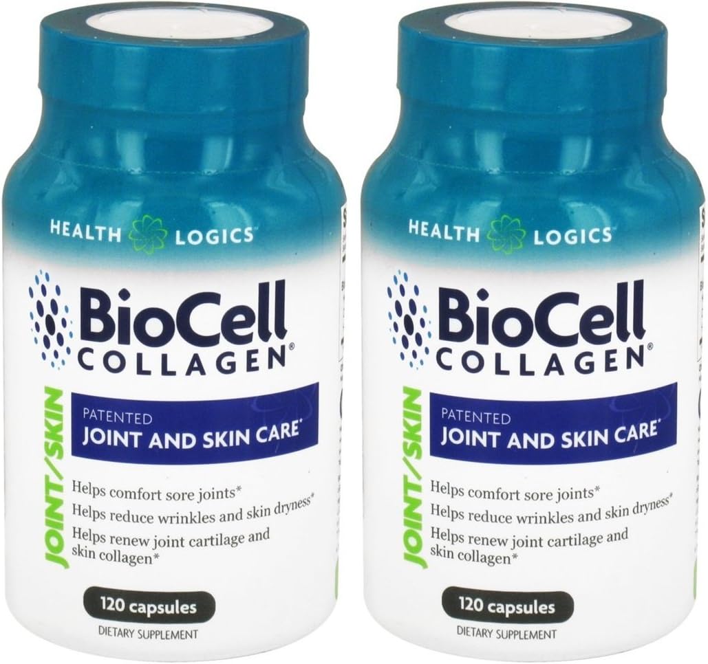 Amazon.com: Health Logics BioCell Collagen Joint and Skin Care 120 ...